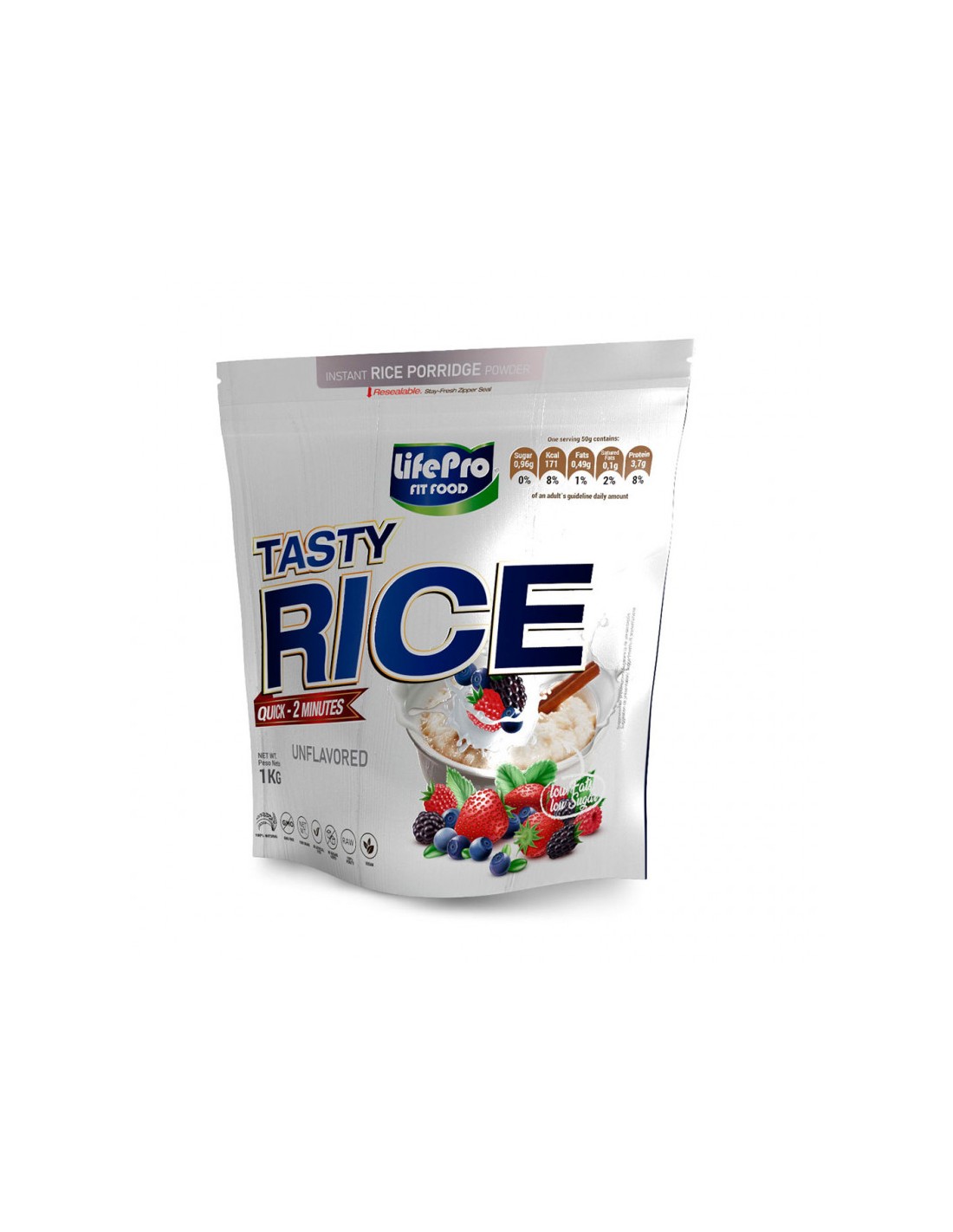 FIT FOOD TASTY RICE 1KG LIFE PRO | Rice Cream Suisse KDC SUISSE
